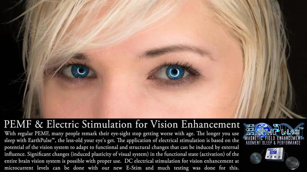 Electric Stimulation for Vision Enhancement Eyes Health | PEMF research